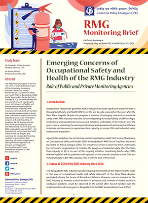 Emerging Concerns of Occupational Safety and Health of the RMG Industry ...