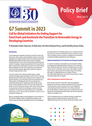 G7 Summit in 2023 - Call for Global Initiatives for Ending Support for ...
